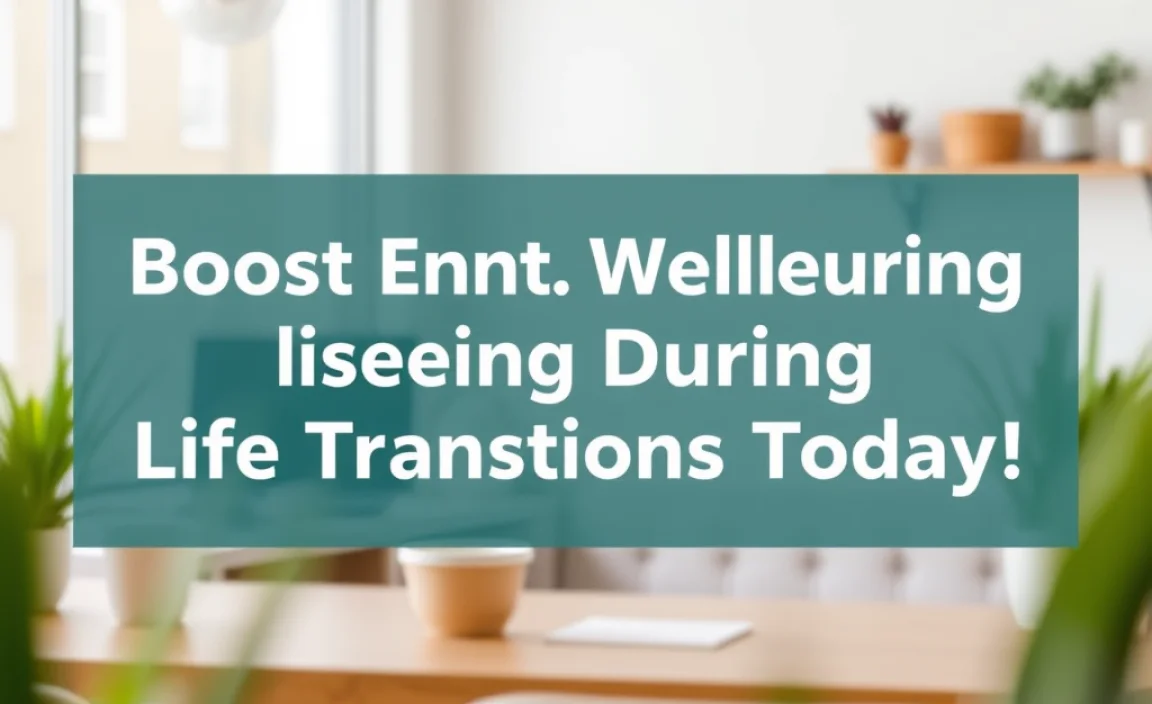 Boost Emotional Wellbeing During Life Transitions Today!