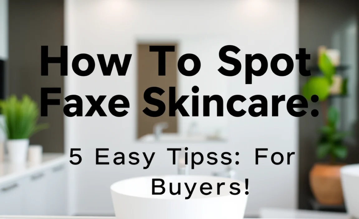 How To Spot Fake Skincare: 5 Easy Tips For Buyers!