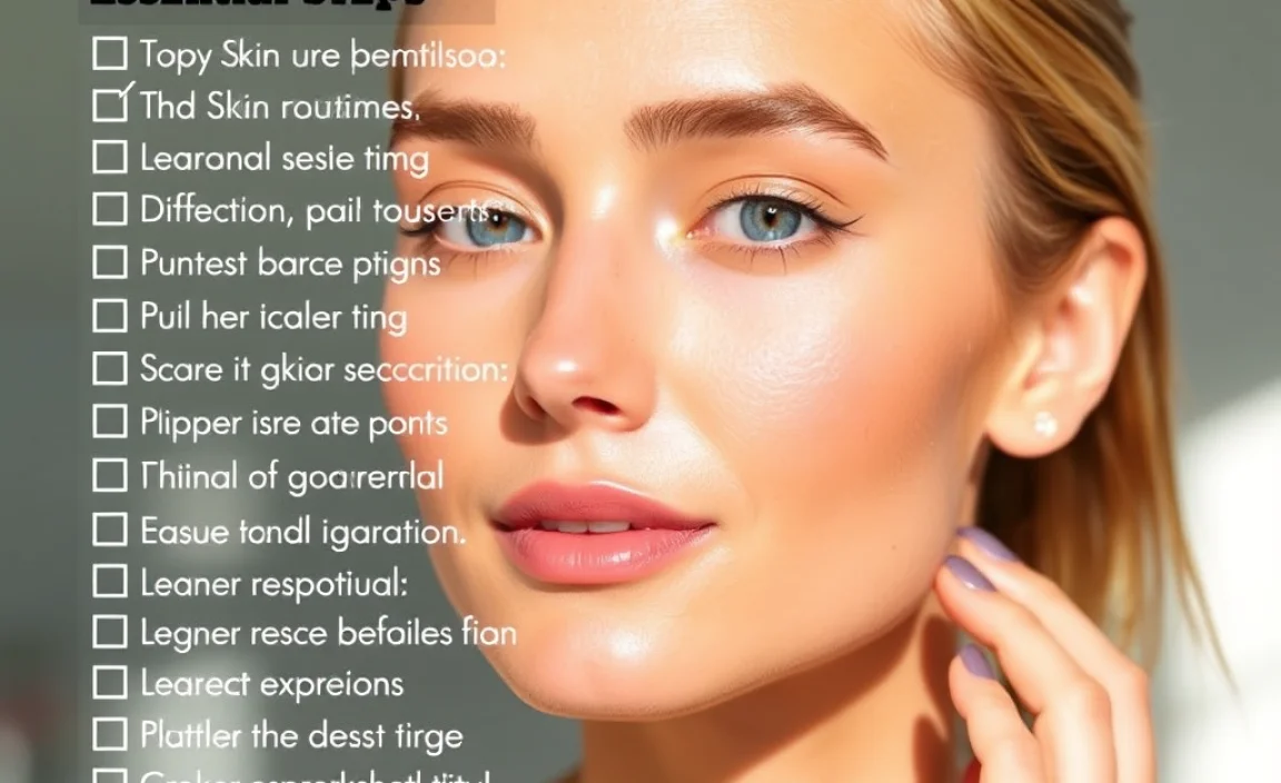2025 Daily Skin Routine Checklist: Glow Up Daily!