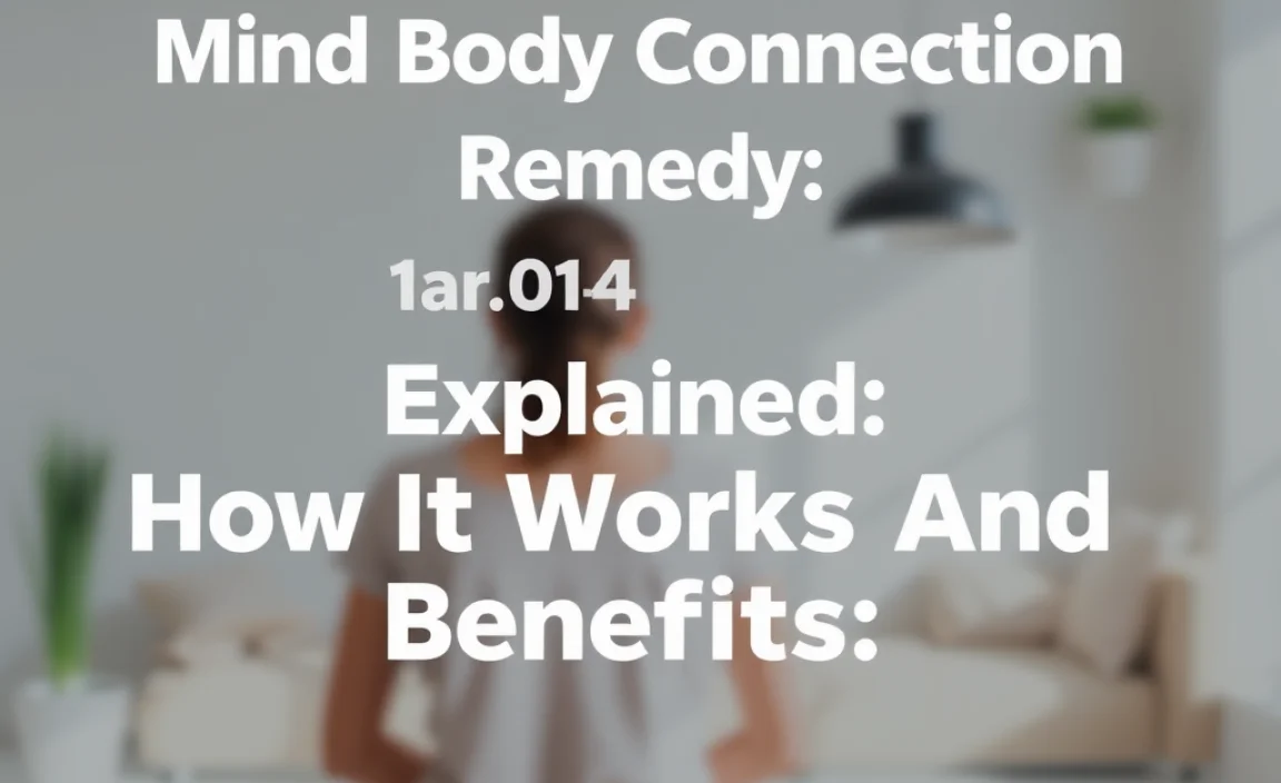 Mind Body Connection Remedy Explained: Your Guide To Wellness